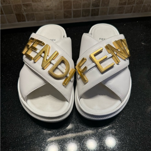 Fendi | Shoes | Fendi Slides | Poshmark